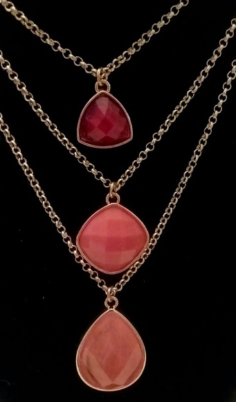 Chaps | Jewelry | Chaps Multi Stran Stone Necklace | Poshmark